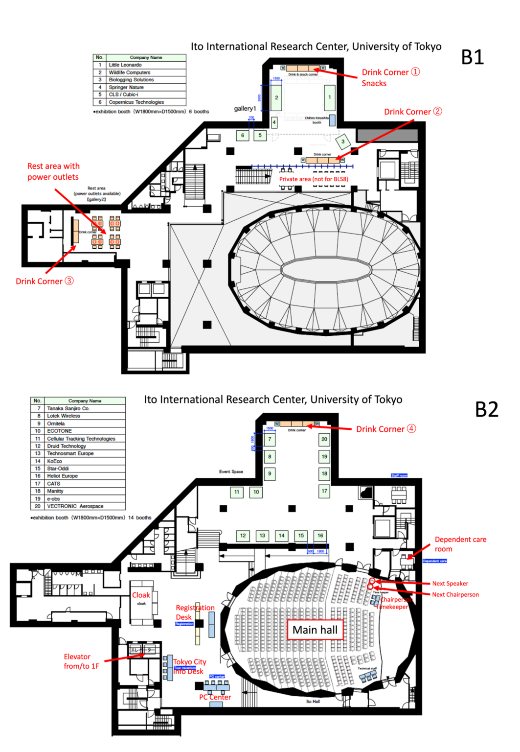 Information for presenters/chairs | 8th International Bio-Logging ...